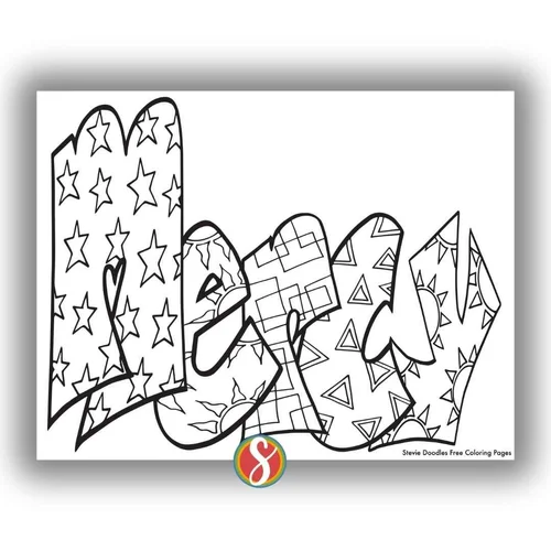 Free MERCY Coloring Page — Stevie Doodles