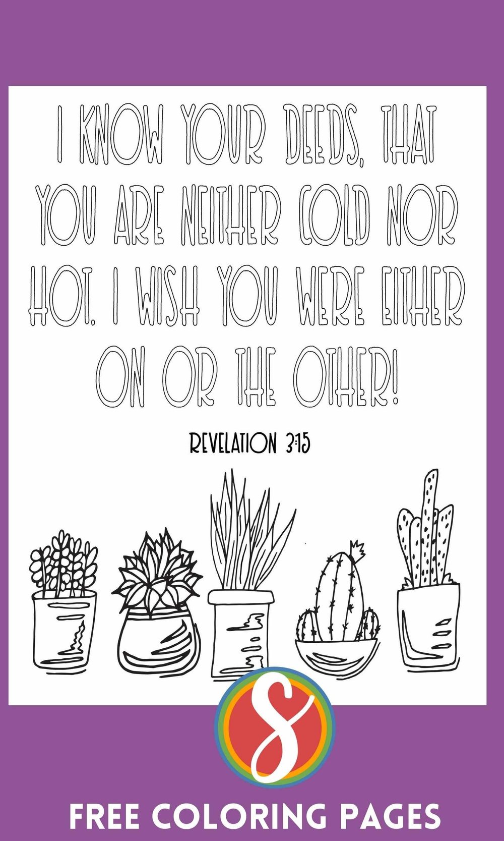 Free Revelation Coloring Pages — Stevie Doodles