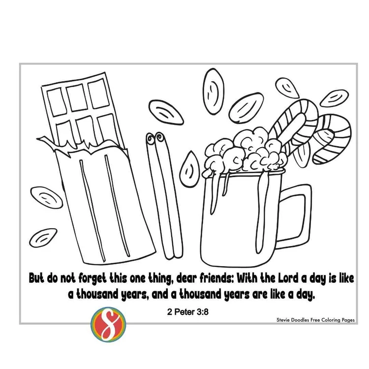 Free 2 Peter Coloring Pages — Stevie Doodles