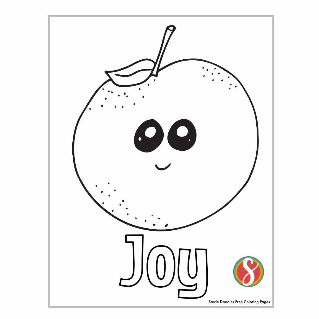 Free Joy Coloring Pages — Stevie Doodles
