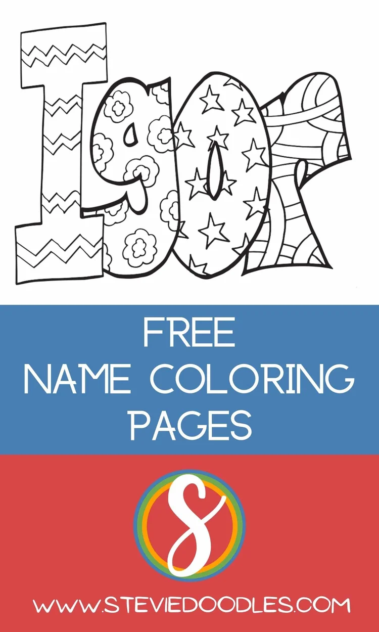 IGOR Free Name Coloring Page — Stevie Doodles