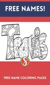Free TRAVIS Name Coloring Page Printable — Stevie Doodles