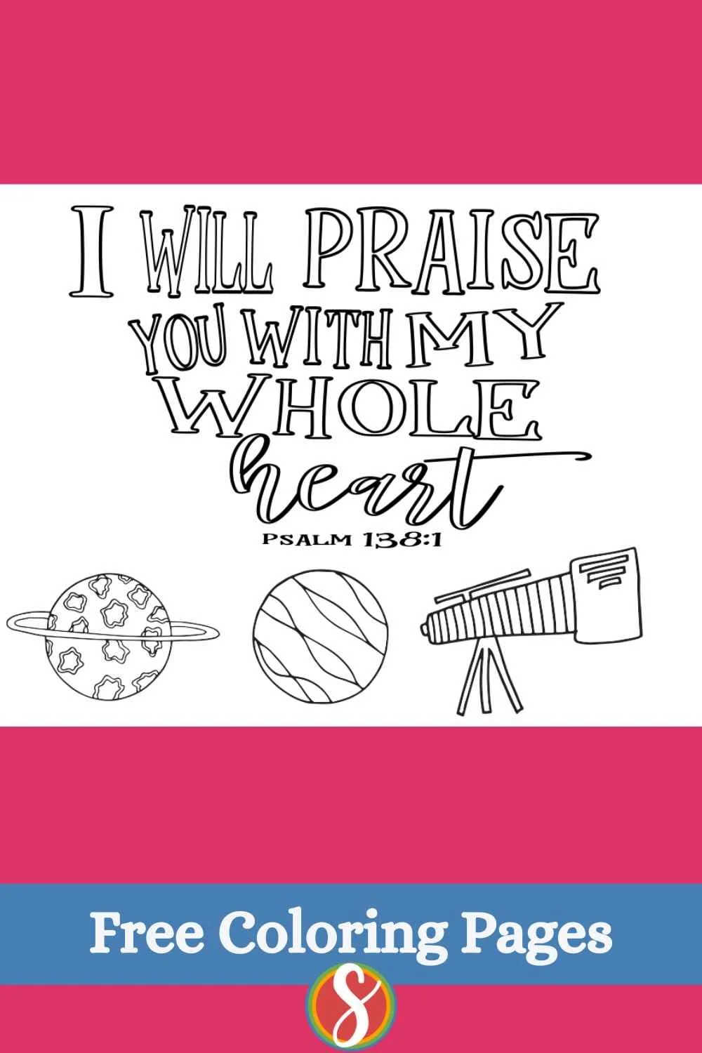 Psalms 131 - 140 - Free Coloring — Stevie Doodles