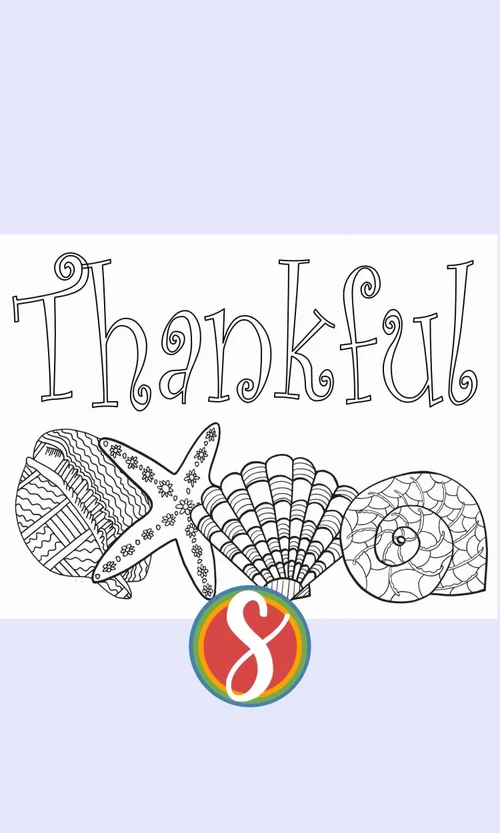 25 + Free Gratitude Coloring Pages For Kids — Stevie Doodles