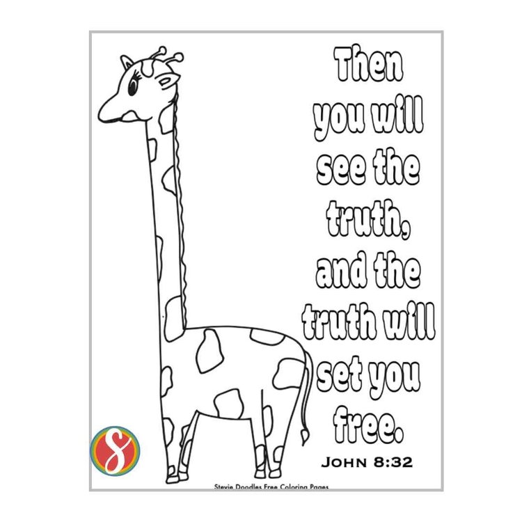 10+ Free John Coloring Pages — Stevie Doodles