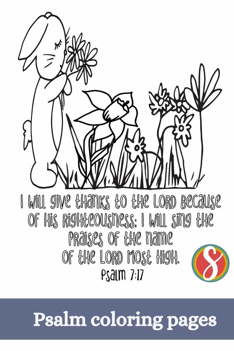 PSALMS 1 - 10 - Free Coloring — Stevie Doodles