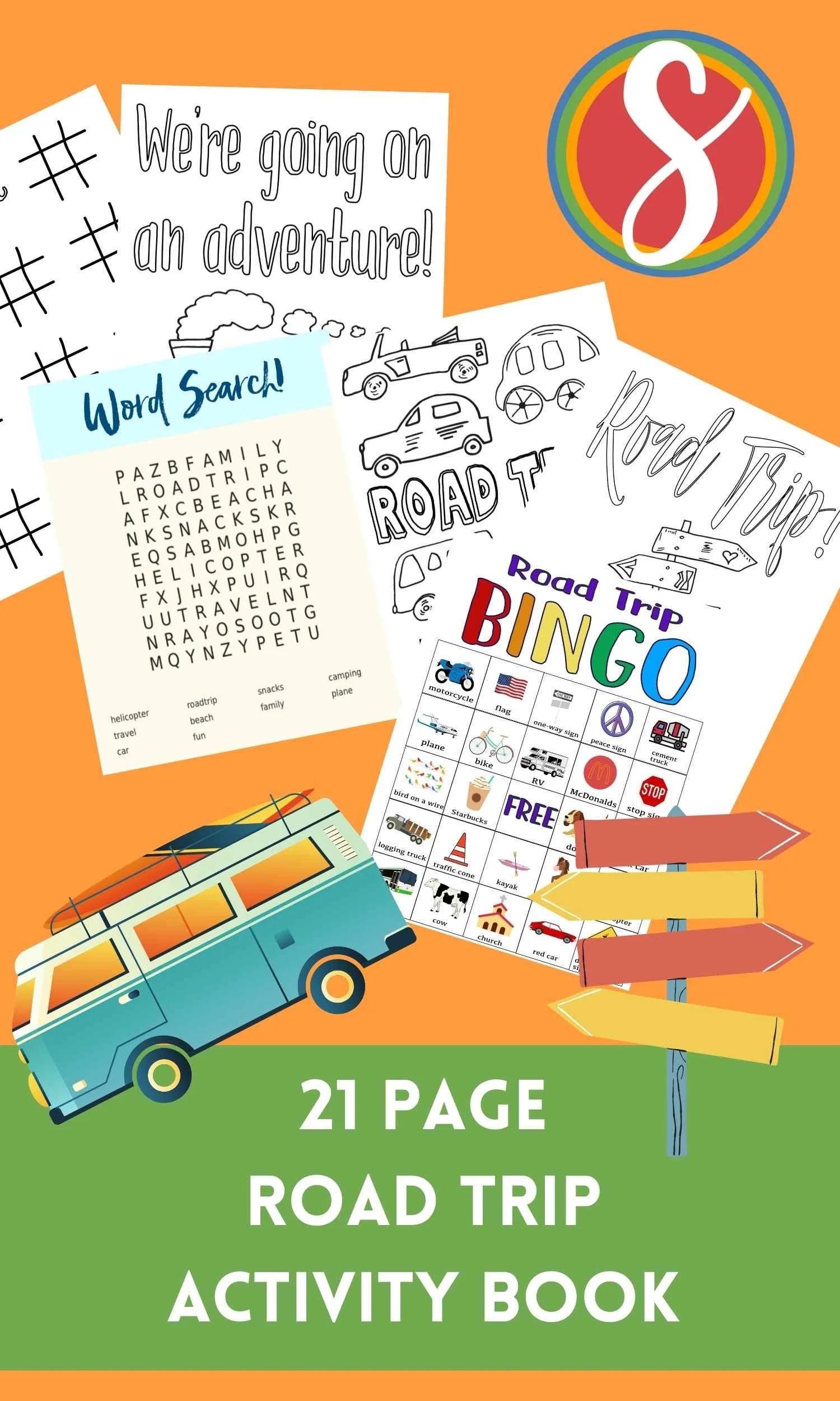 Free Road Trip Activity Book — Stevie Doodles