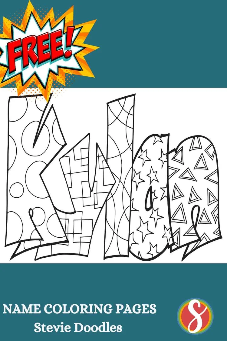 Free Kylan Coloring Page — Stevie Doodles