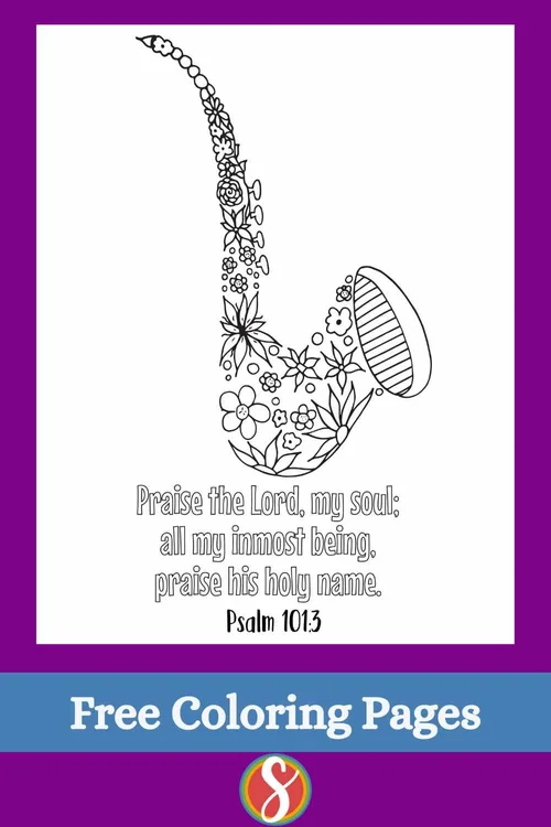 Psalms 101 - 110 - Free Coloring — Stevie Doodles