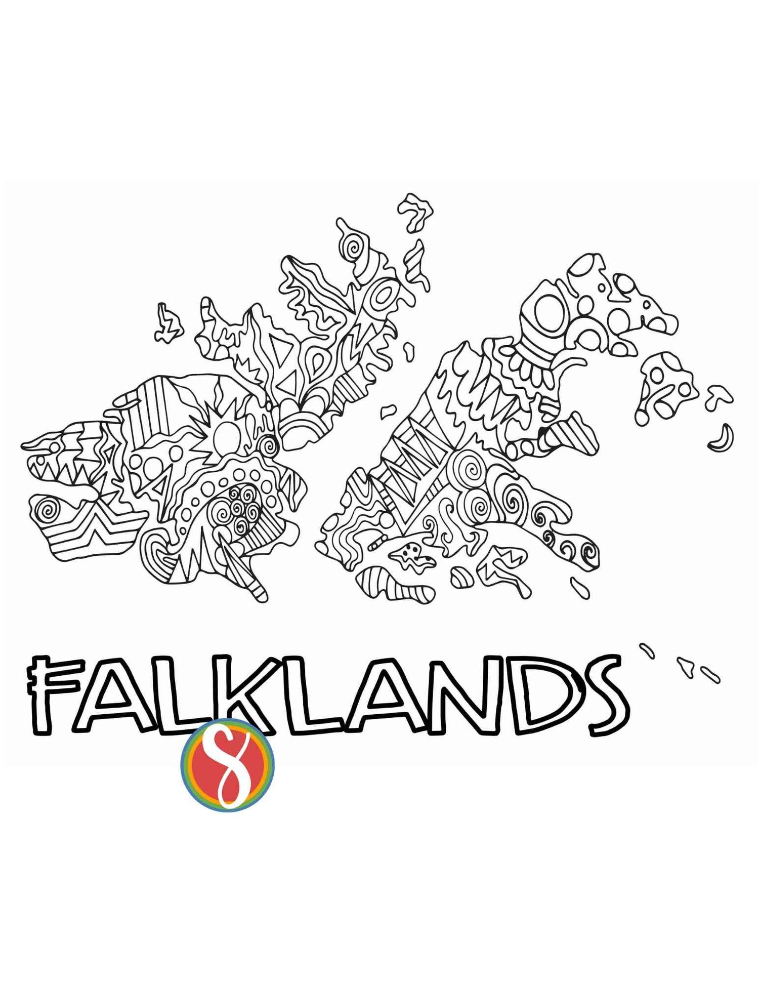 Free Falkland Islands Coloring Pages — Stevie Doodles