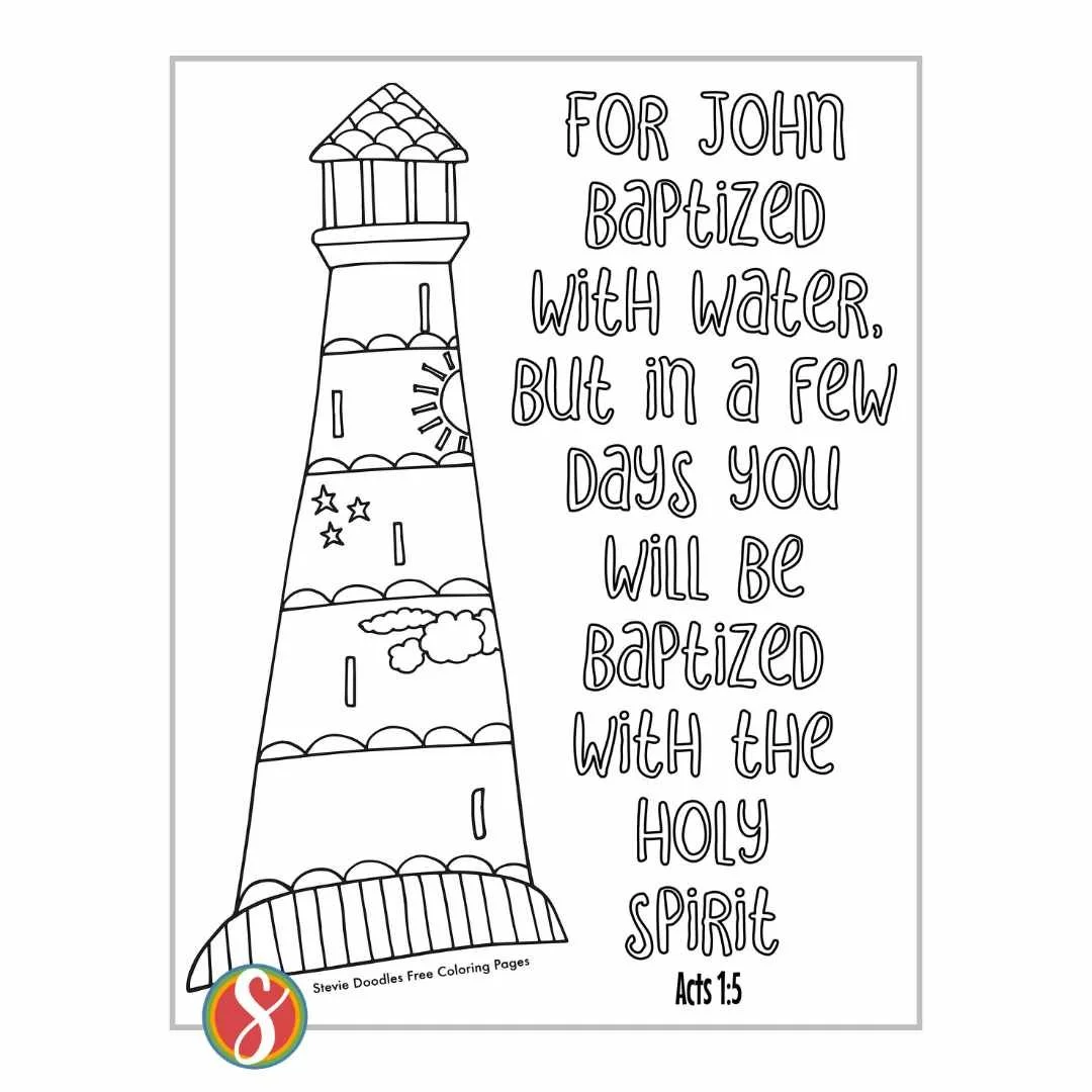 Free Holy Spirit Coloring Pages — Stevie Doodles