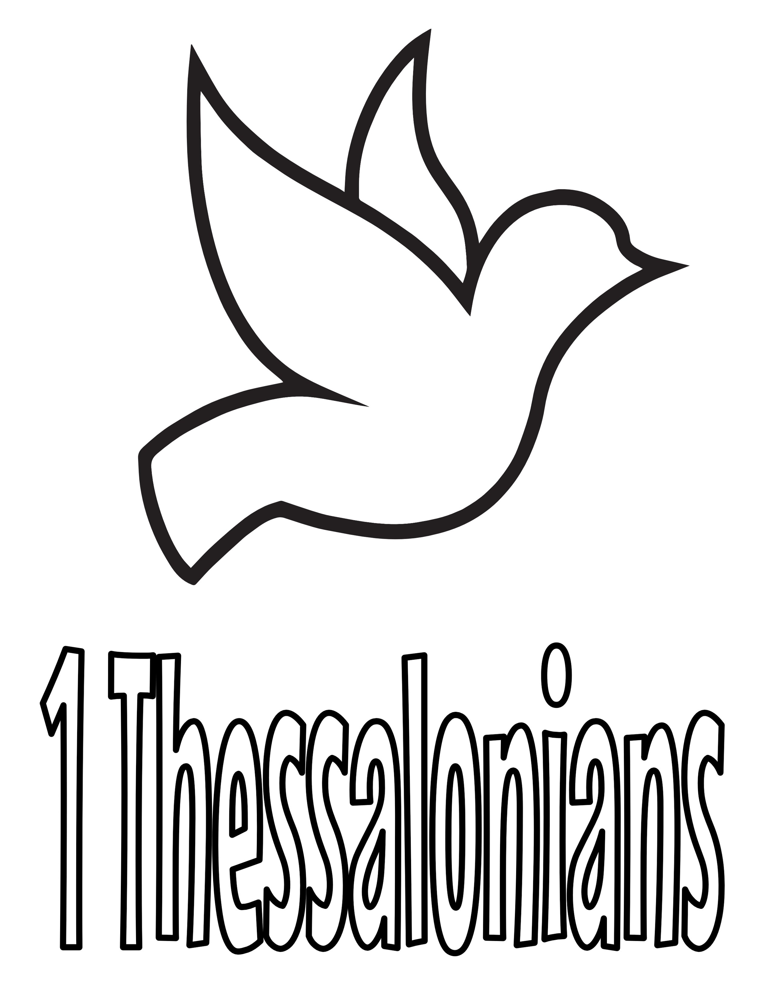 Free 1 ThessaloniansColoring Pages — Stevie Doodles