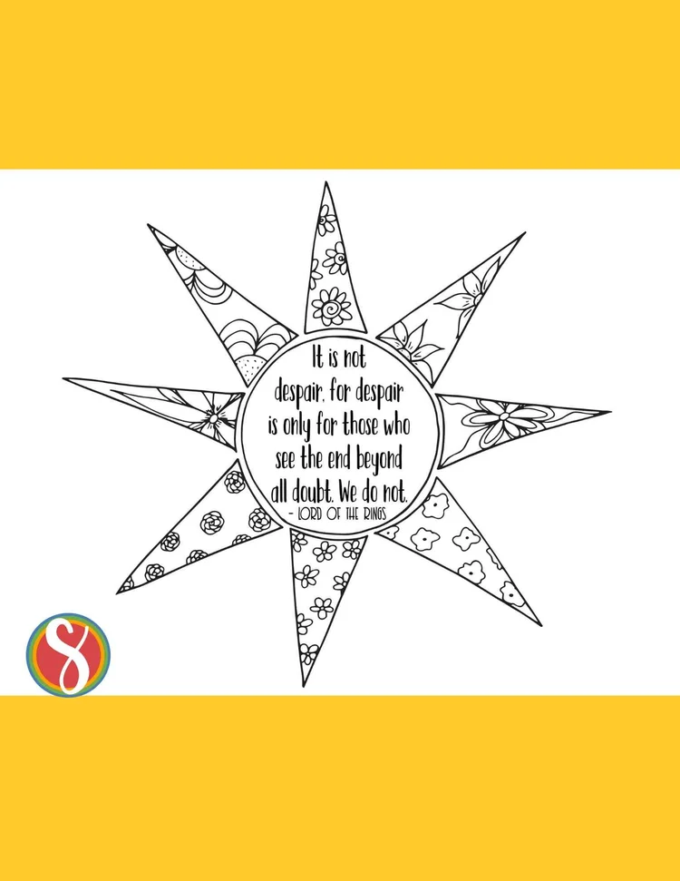 Free Lord of the Rings Quotes Printable — Stevie Doodles