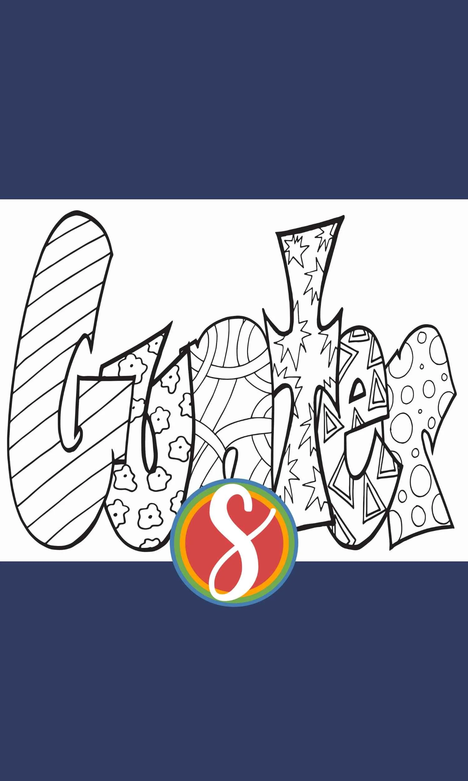 Free "Gunter" Coloring Page — Stevie Doodles