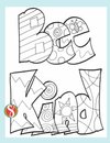 Free BEE Kind Coloring Pages — Stevie Doodles