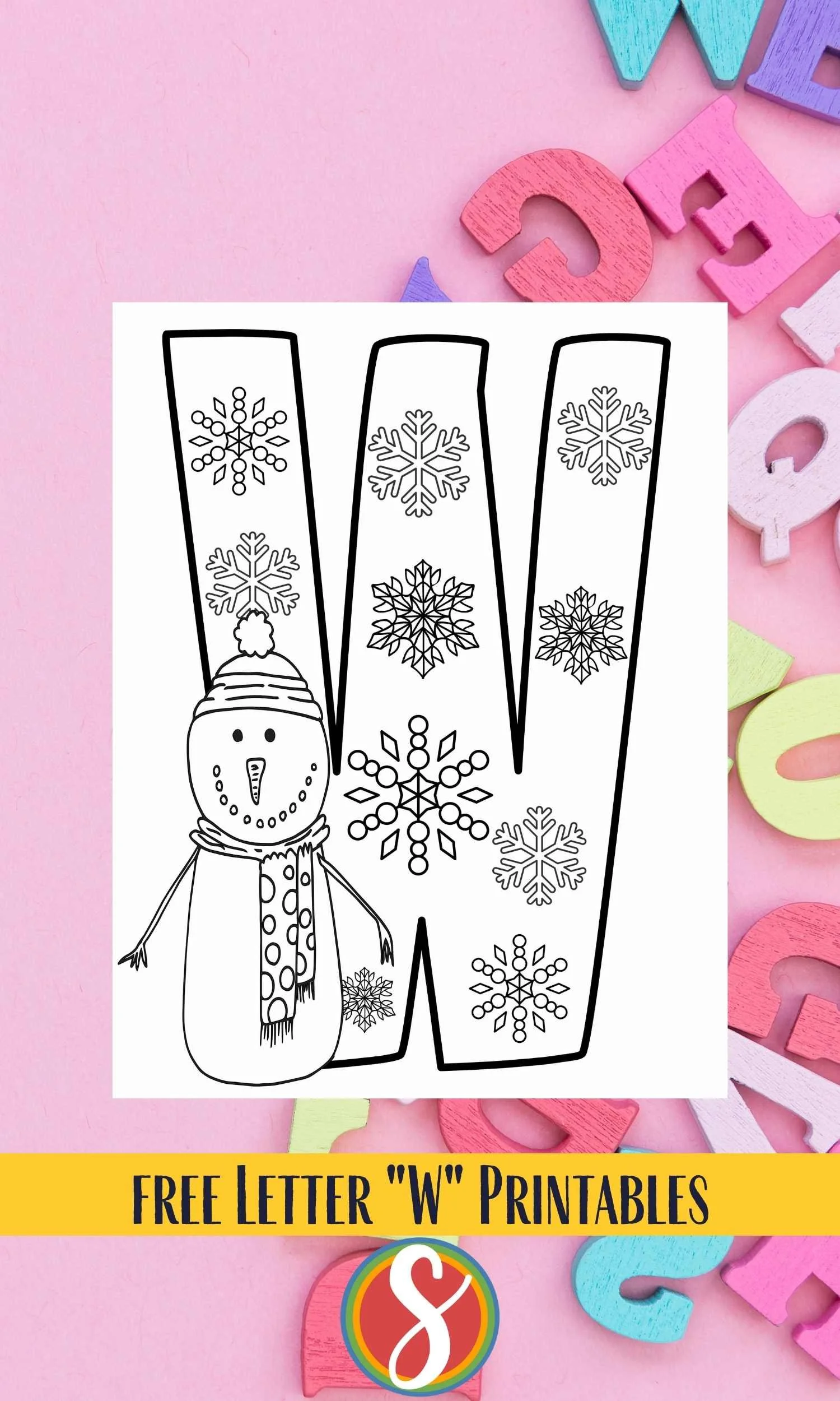 10 Free Letter W Coloring Pages — Stevie Doodles