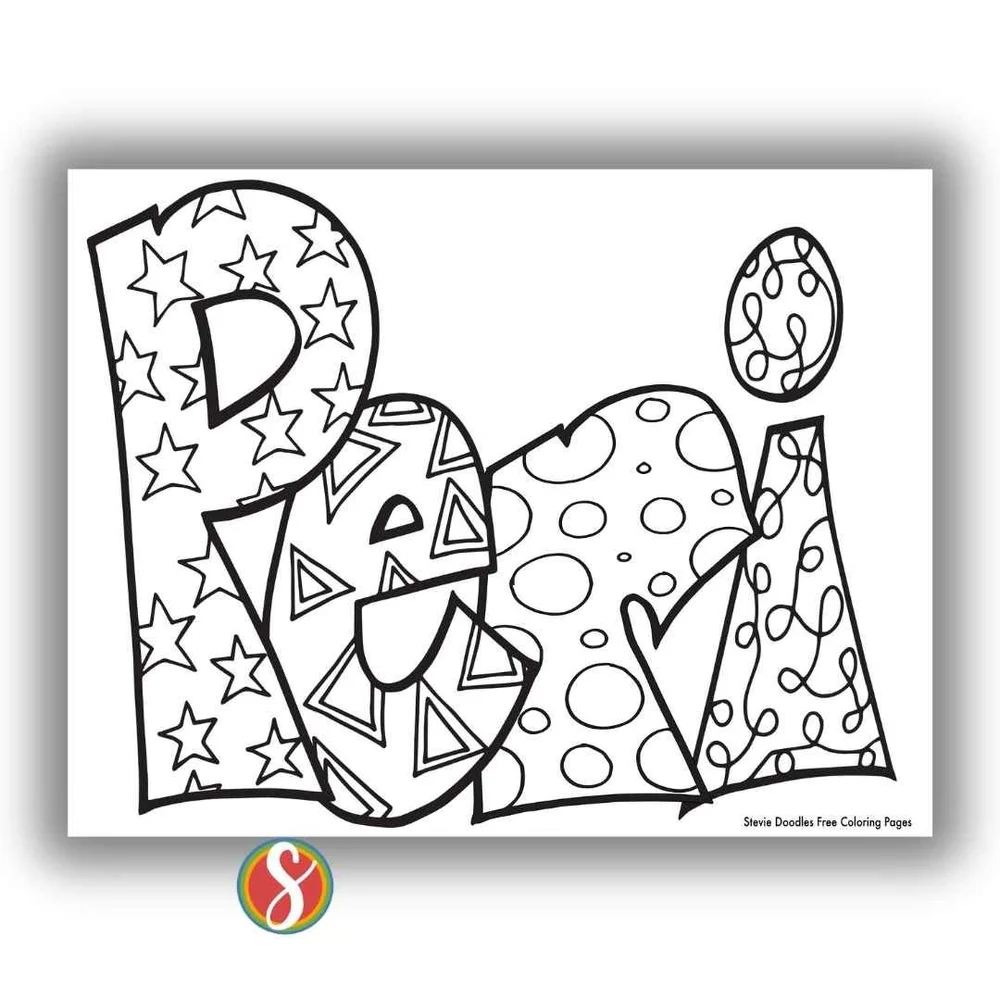 Free PERI Coloring Page — Stevie Doodles