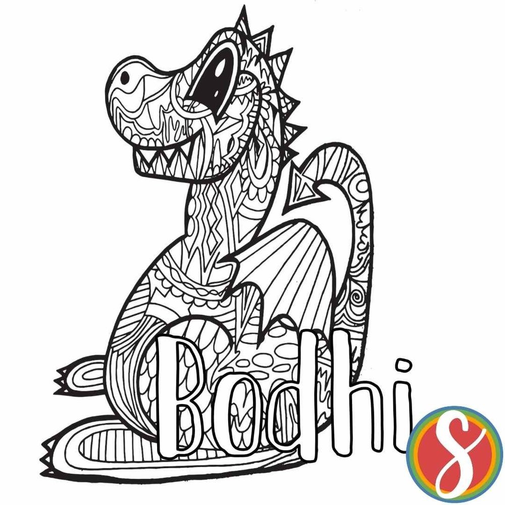 Free Bodhi Coloring Pages — Stevie Doodles