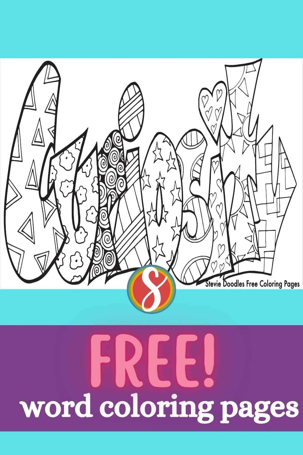 Free Curiosity Coloring Page — Stevie Doodles
