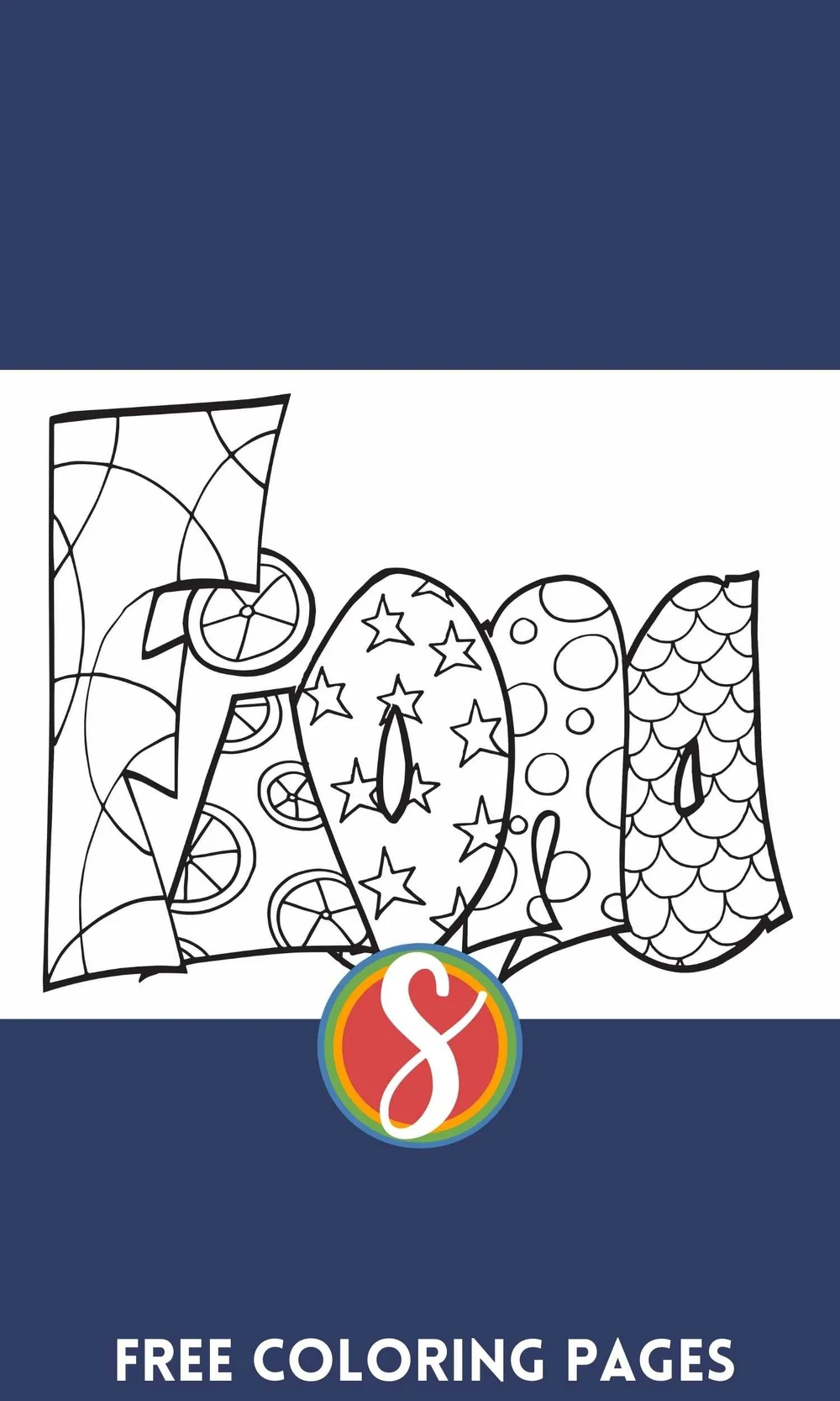 FIONA - free name coloring page from Stevie Doodles — Stevie Doodles