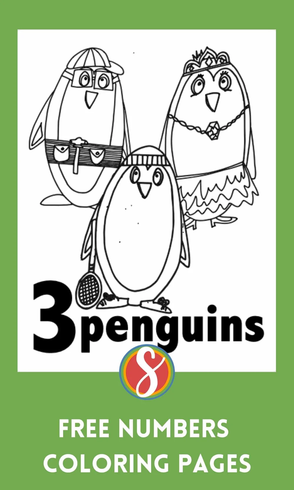 10 Free "Number 3" Coloring Pages — Stevie Doodles