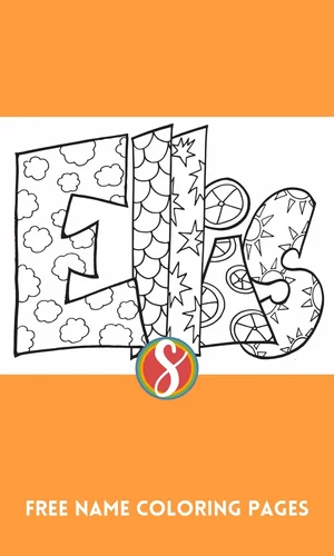 ELLIS! 4 Free Printable Coloring Pages — Stevie Doodles