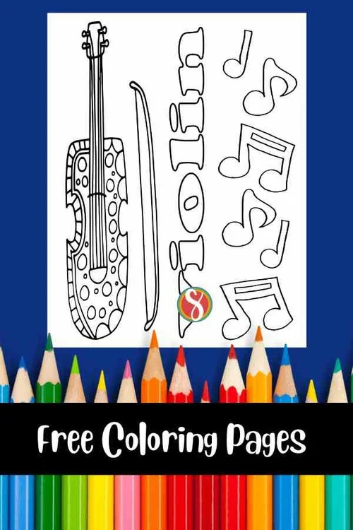 Free Music Coloring Pages — Stevie Doodles