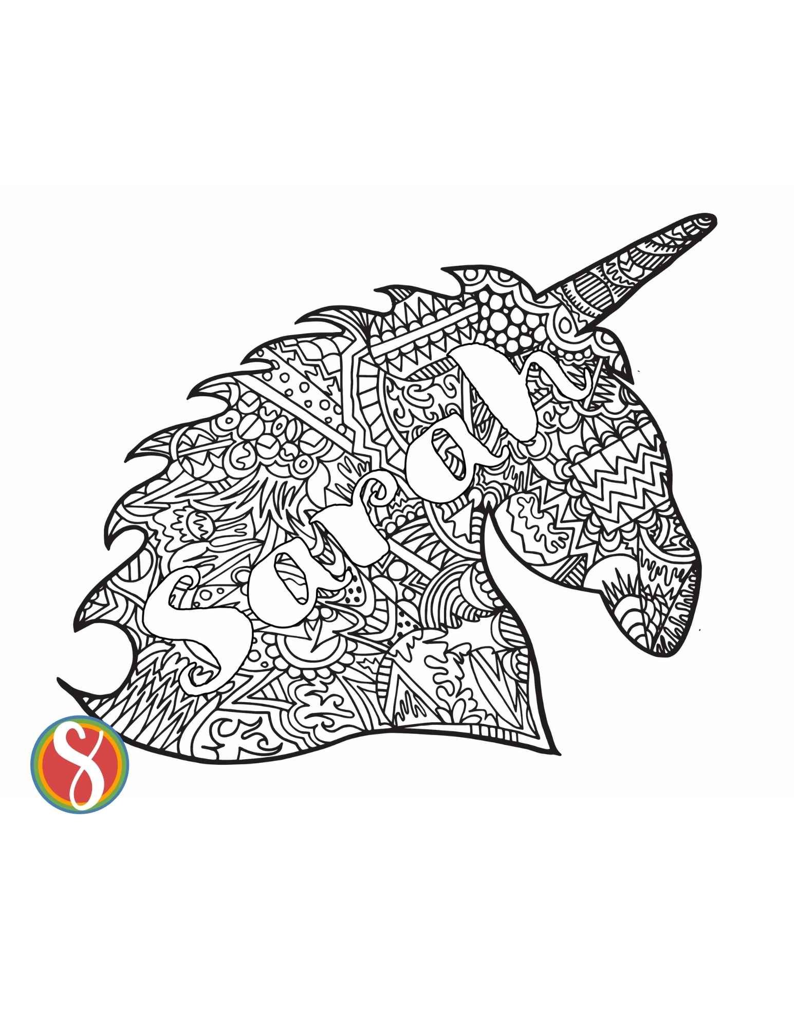 Free SARAH Name Coloring Page — Stevie Doodles