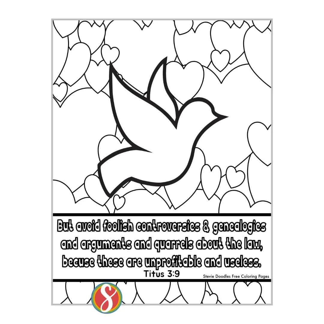 Free Titus Scripture Coloring Pages — Stevie Doodles
