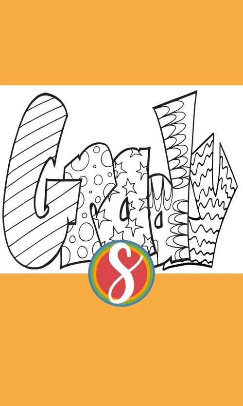 Free "Grady" Coloring Page — Stevie Doodles