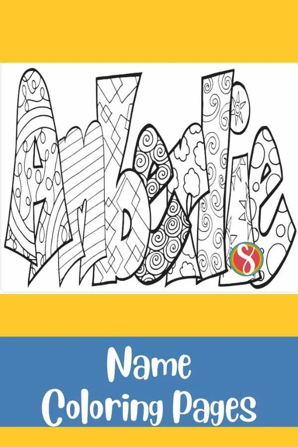 Free Amberlie Coloring Page — Stevie Doodles