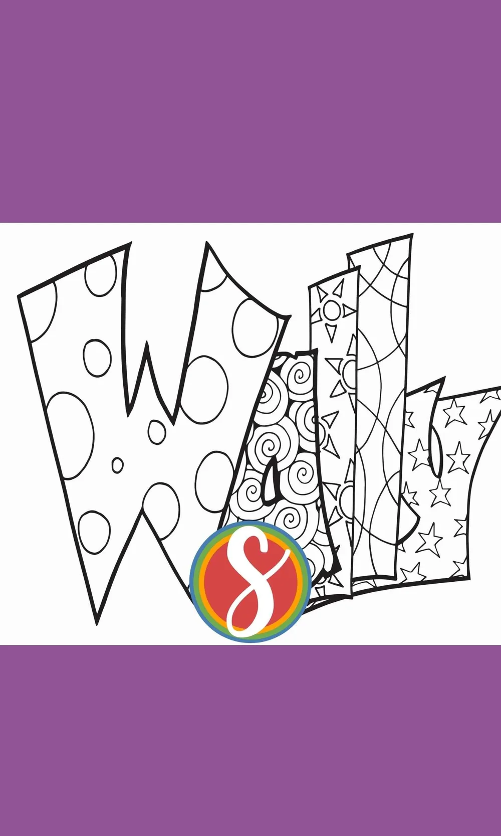 WALLY - A Free Coloring Page — Stevie Doodles