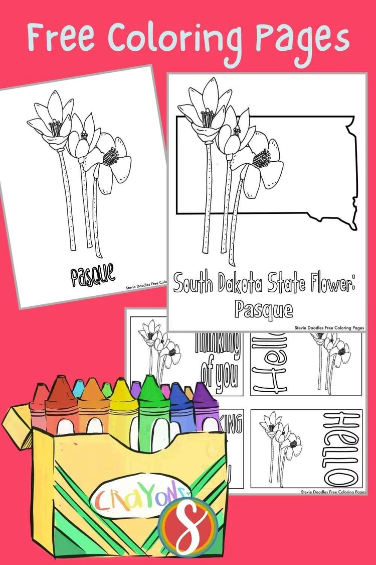 Free Pasque Coloring Pages — Stevie Doodles