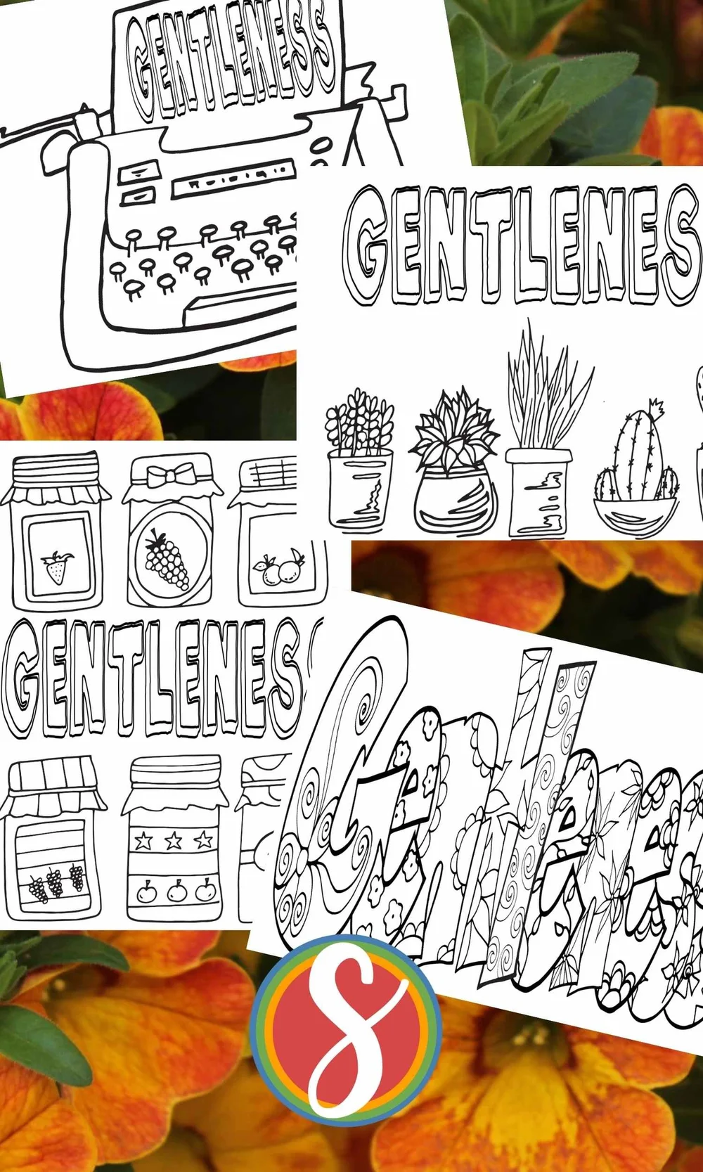 Free Gentleness Coloring Pages — Stevie Doodles