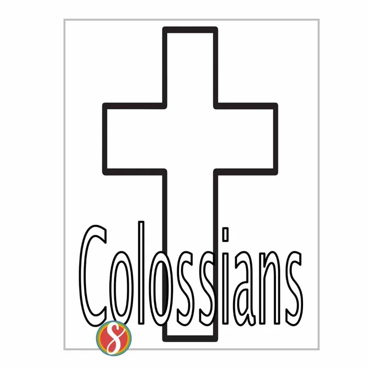 Free Colossians Bible Coloring Pages — Stevie Doodles