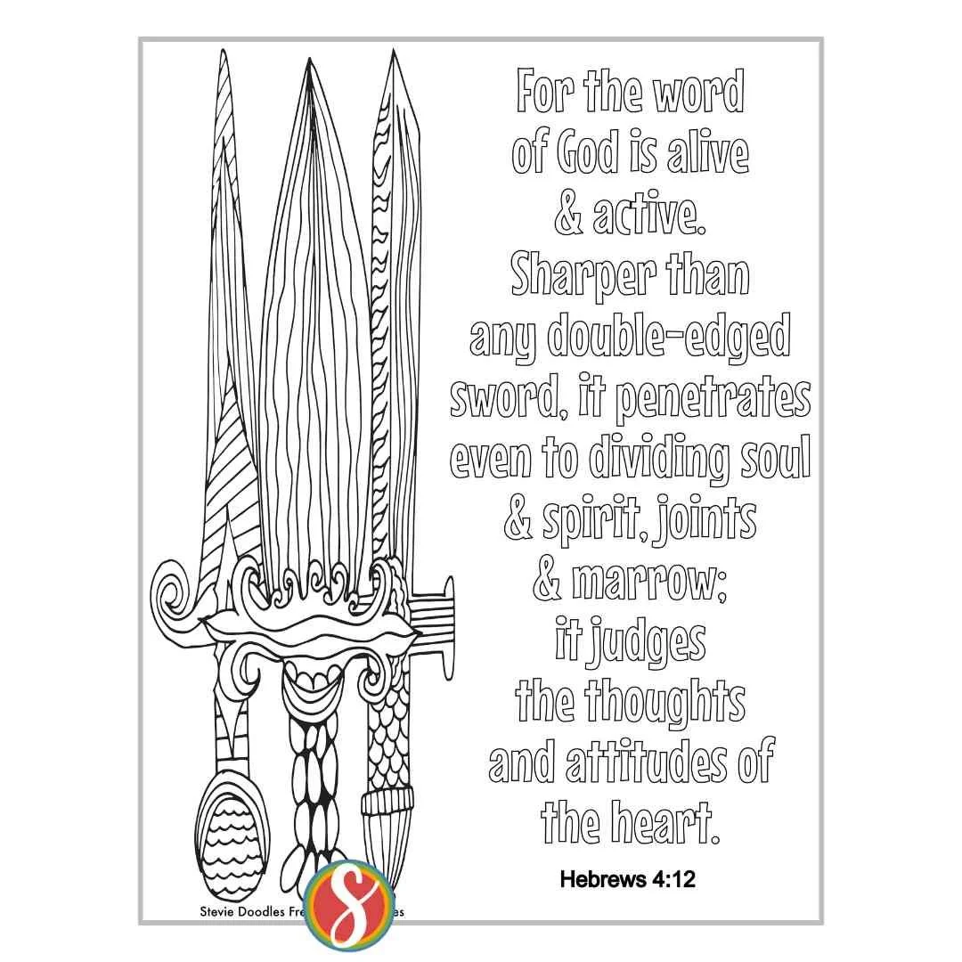 Free Hebrews Coloring Pages — Stevie Doodles