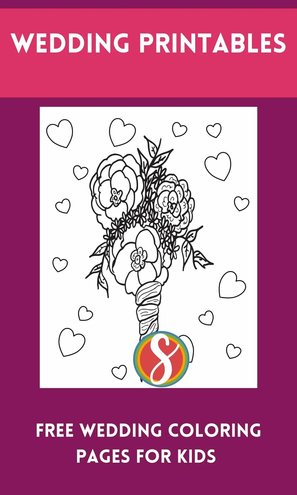 Free Wedding Coloring Pages — Stevie Doodles