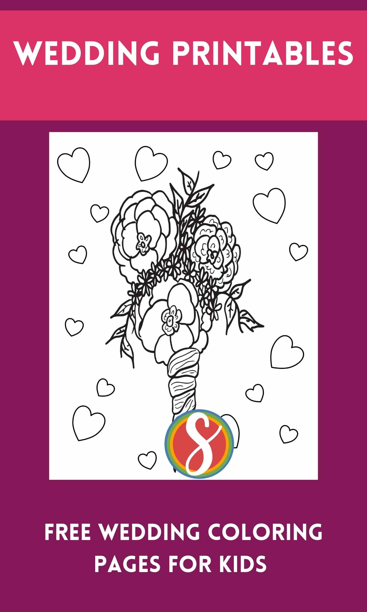 Free Wedding Coloring Pages — Stevie Doodles