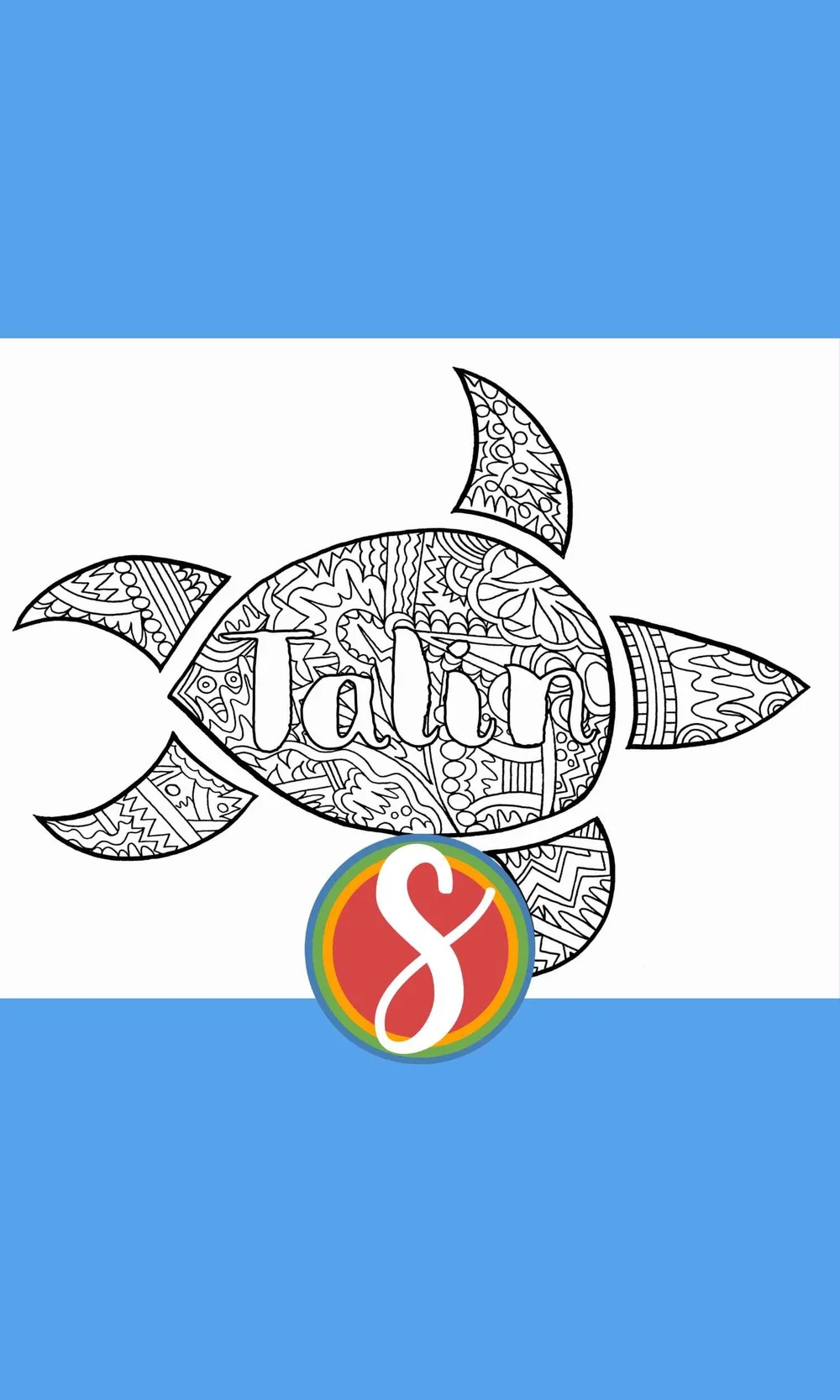 Free TALIN Name Coloring Pages — Stevie Doodles