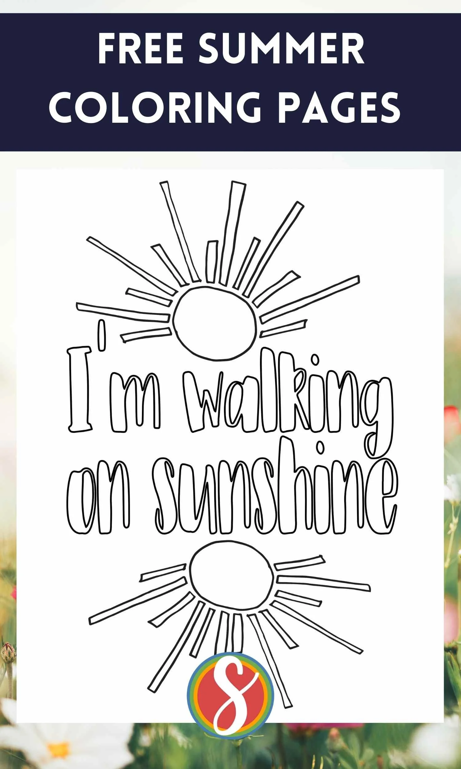 20 Free Summer Coloring Pages — Stevie Doodles
