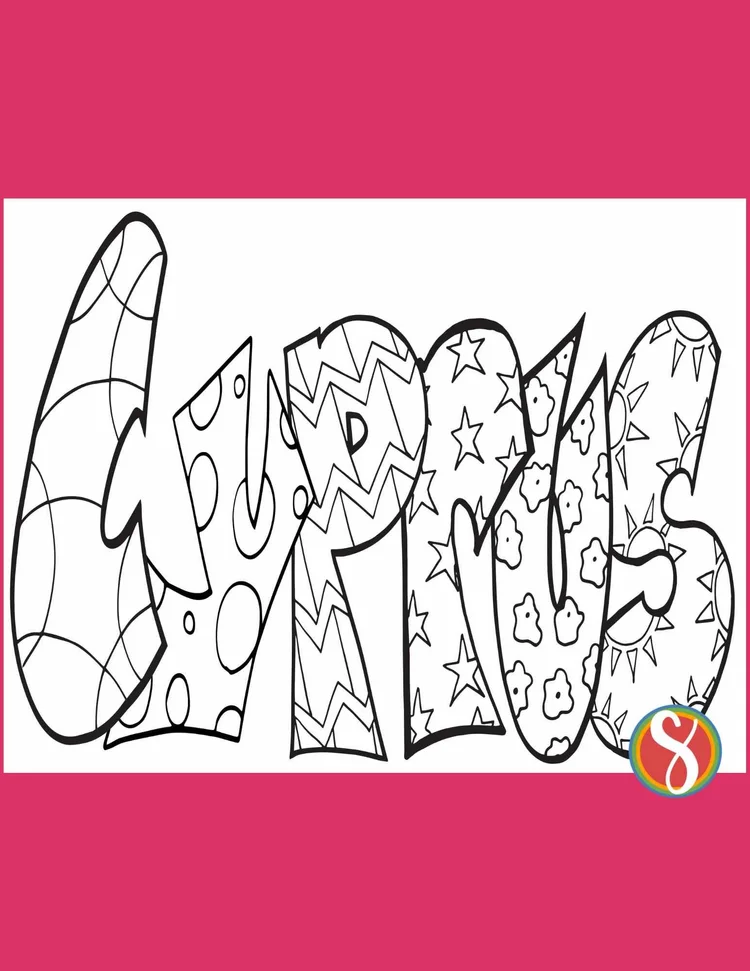 Free Cyprus Coloring Pages — Stevie Doodles