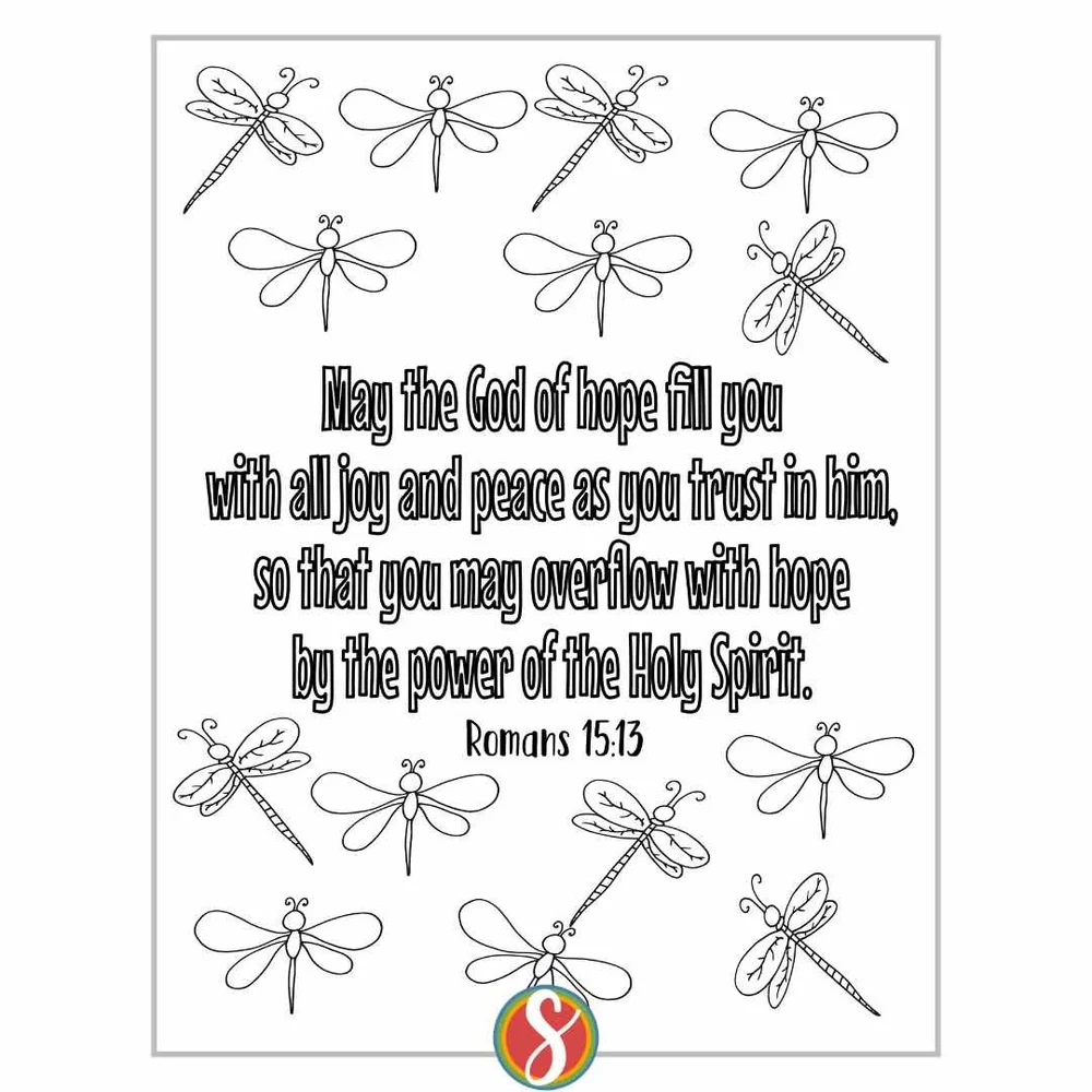 Free Romans Scripture Coloring Pages — Stevie Doodles