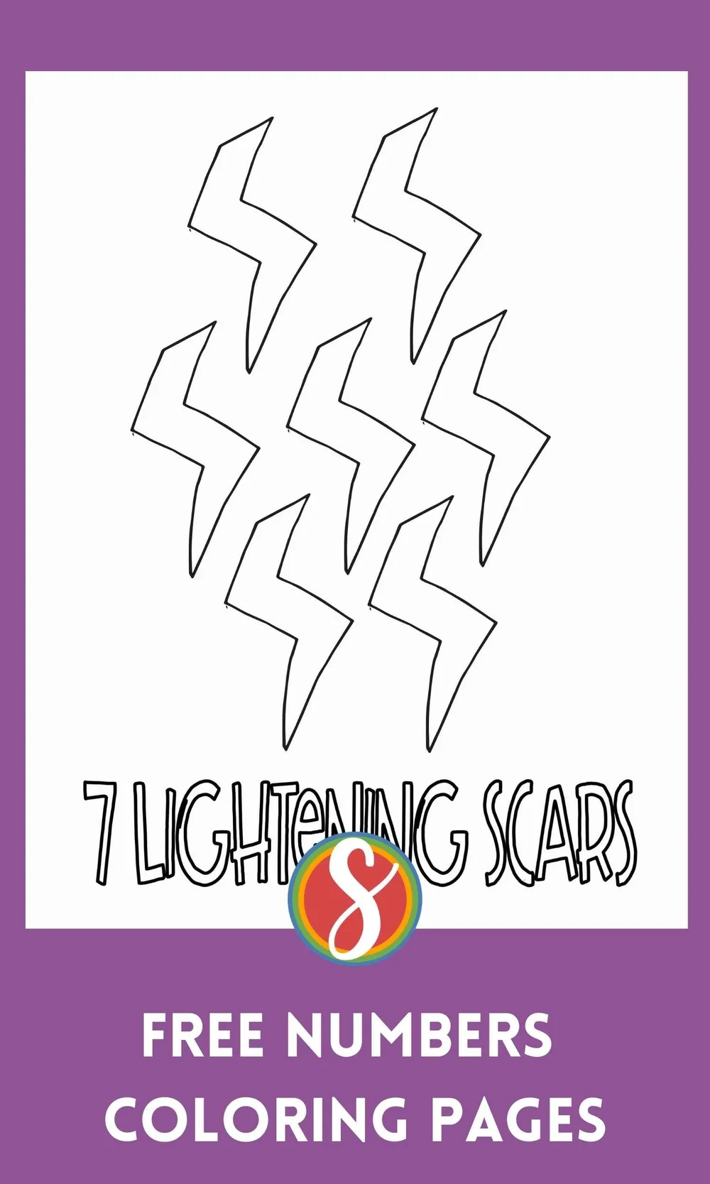 Free Harry Potter #'s Coloring — Stevie Doodles