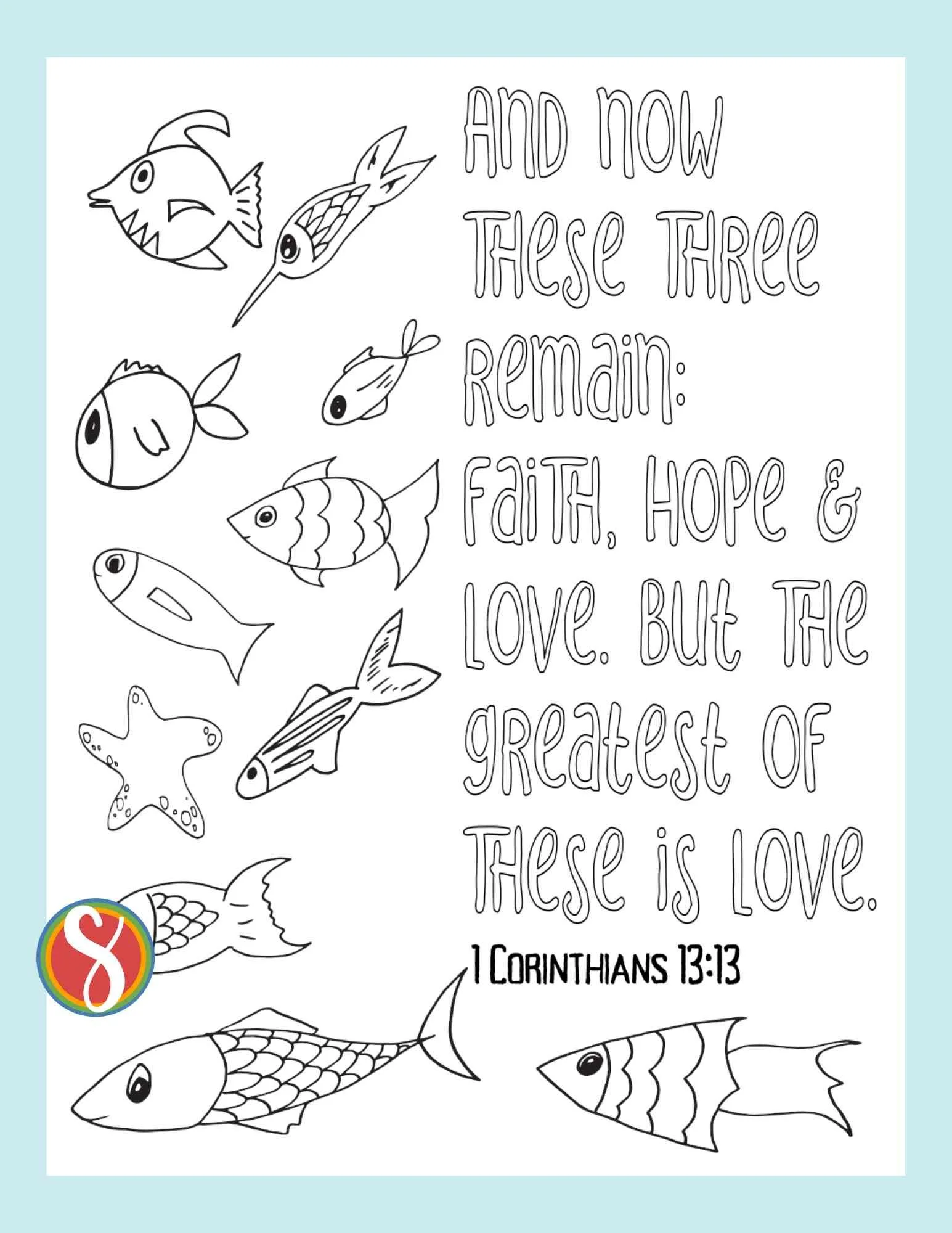 Free Faith Coloring Pages — Stevie Doodles Free Faith Coloring Pages — Stevie Doodles