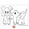 Free Elephant Coloring Pages — Stevie Doodles