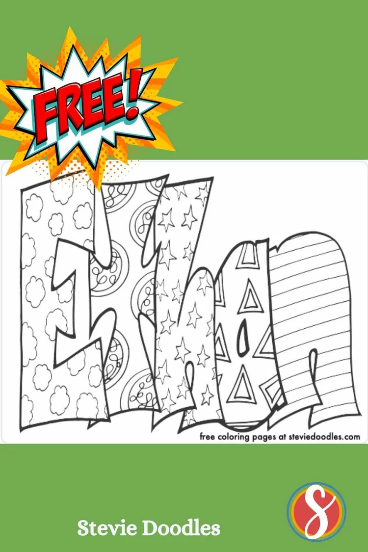 Free Ethan Coloring Pages — Stevie Doodles