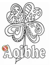 Free Aoibhe Coloring Page — Stevie Doodles