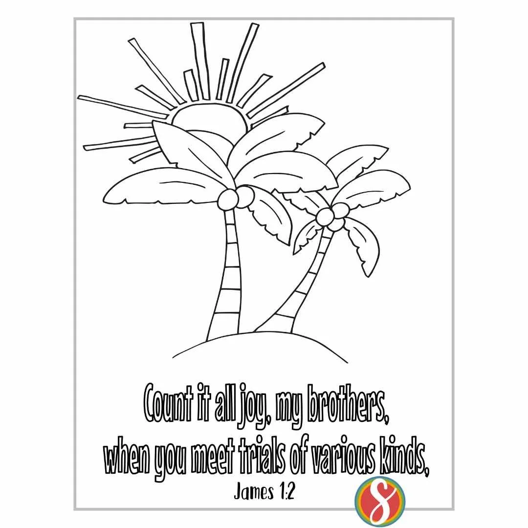 James Scripture Free Coloring Pages — Stevie Doodles