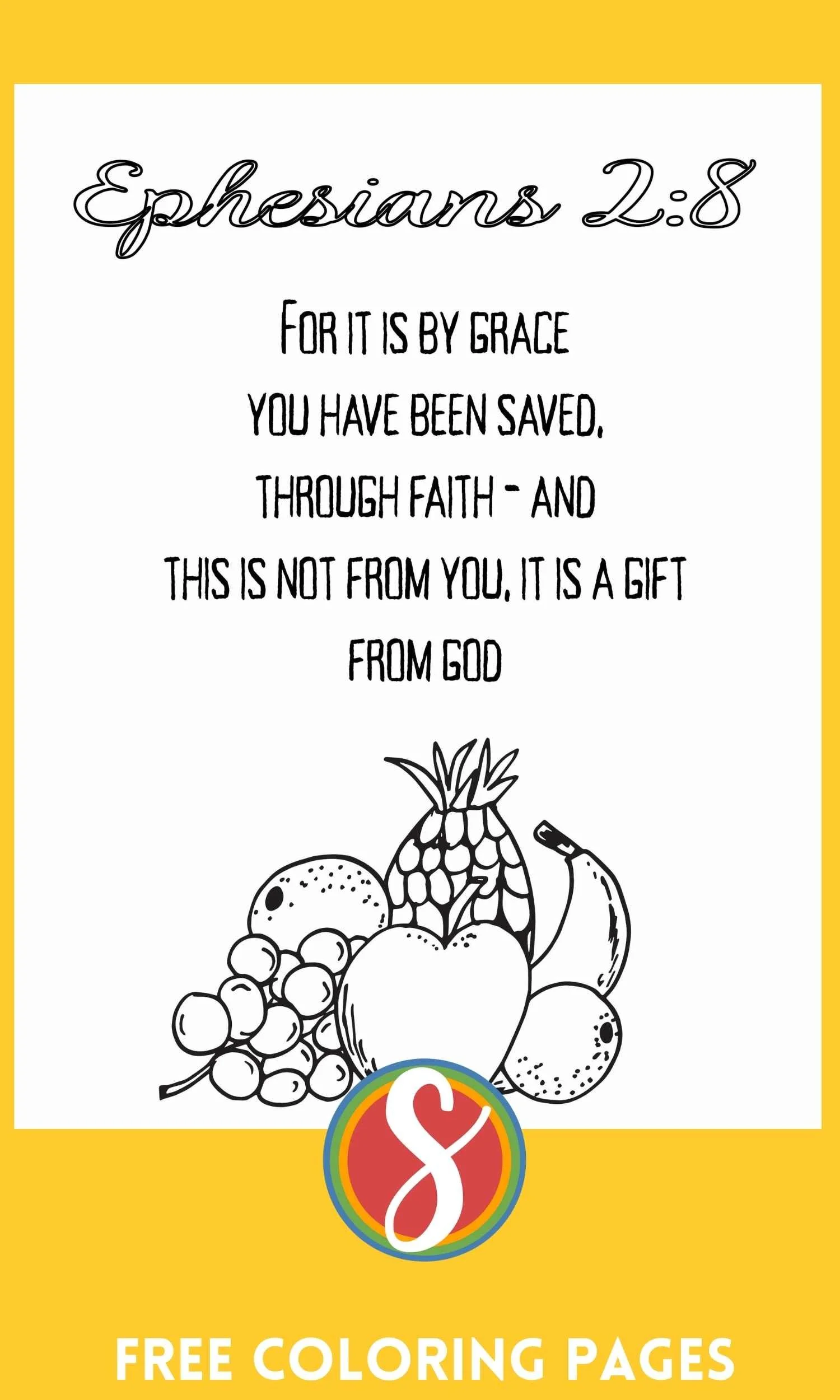 Free Ephesians Coloring Pages — Stevie Doodles