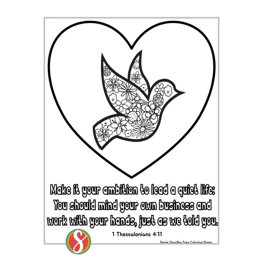 Free 1 ThessaloniansColoring Pages — Stevie Doodles
